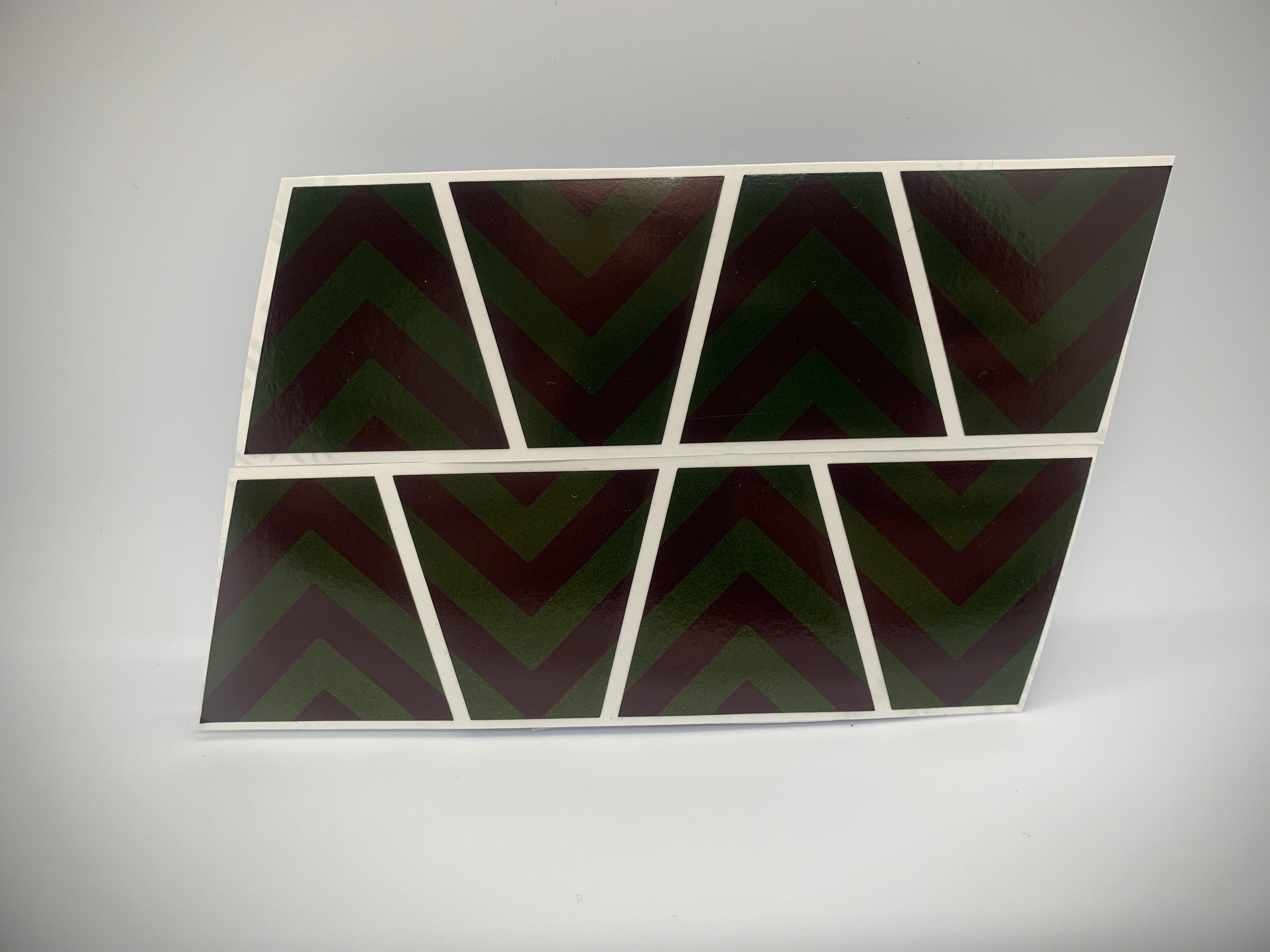 Chevron Reflective Stickers 8 Pack