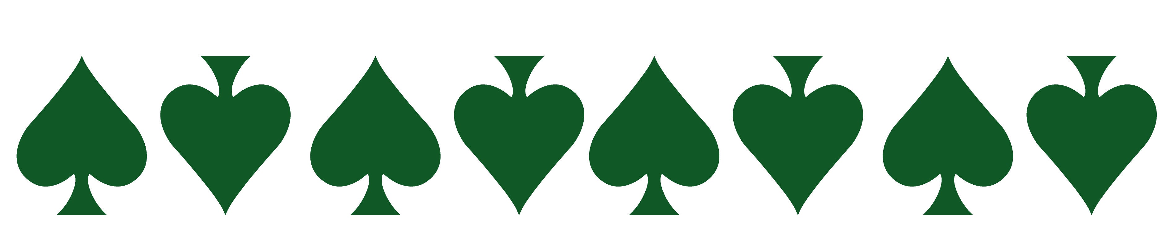 Reflective Ace of Spade Decals - 8 Pack