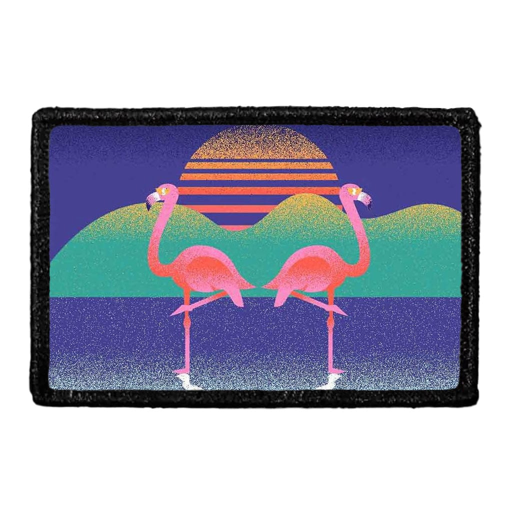 Retro 80's Flamingo Patch