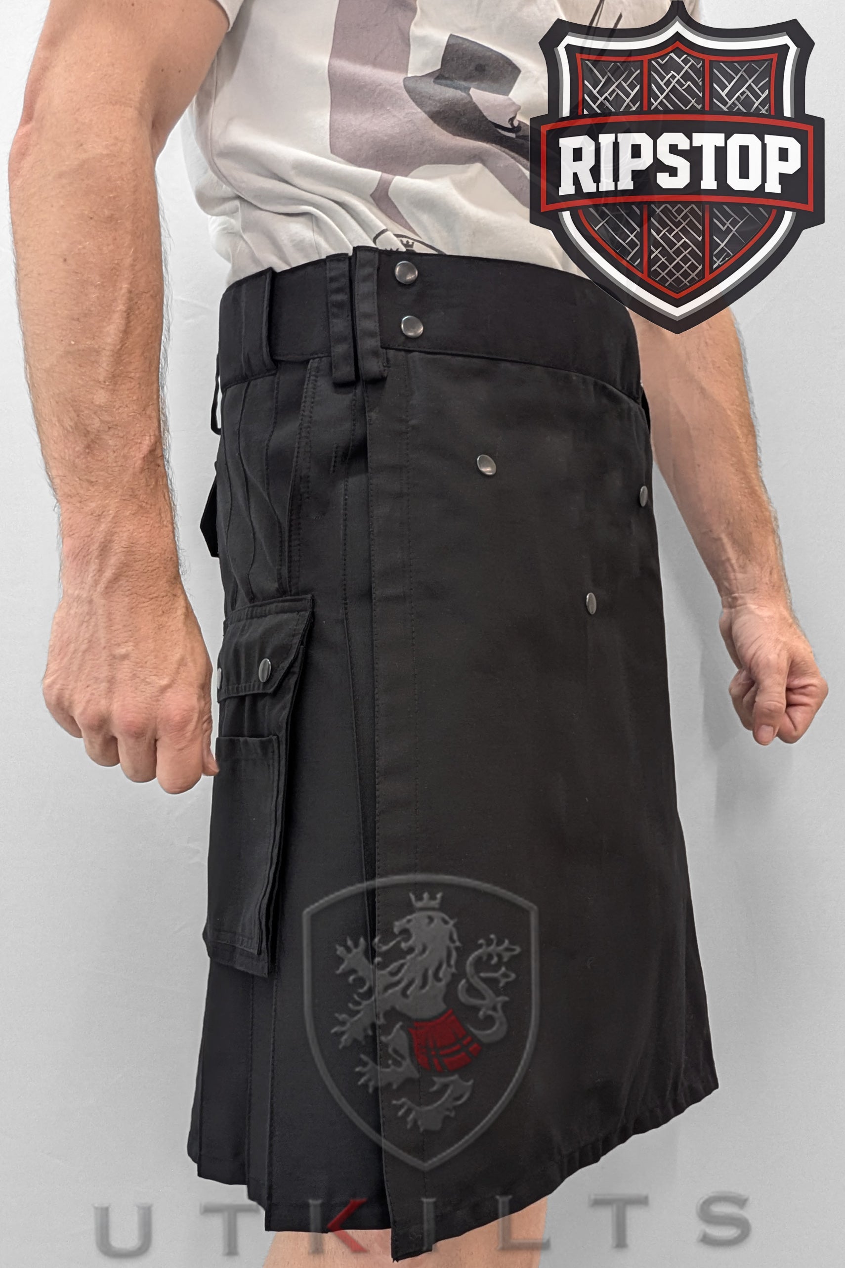 Ultimate Ripstop Utility Kilt - Black