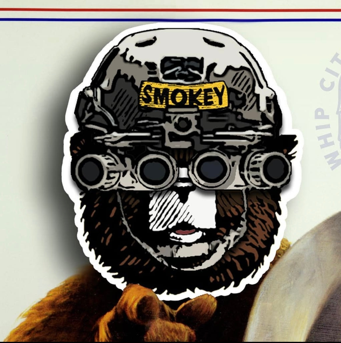 Tactical Smokey Bear Sticker